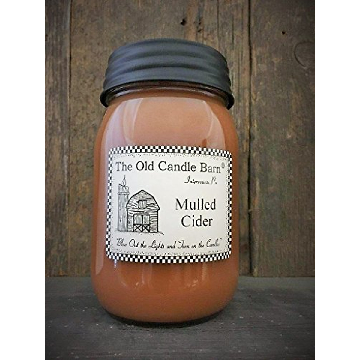 Mulled Cider 16 Oz Jar Candle - Made in The USA - Blow Out The Light and Turn On The Candles!