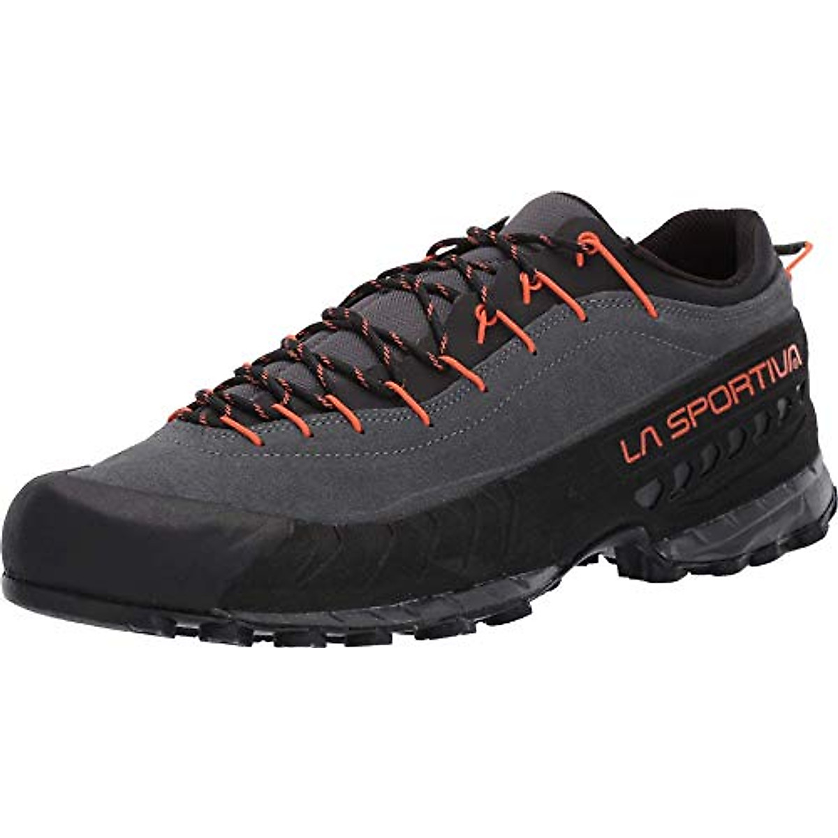 La Sportiva Mens TX4 Approach/Hiking Shoes, Carbon/Flame, 12.5-13