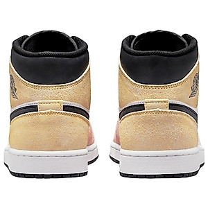 nike Air Jordan 1 Mid SE Flight Club DX4332 800 Magic Ember/Sundial White Black Mens Shoes - Size 12