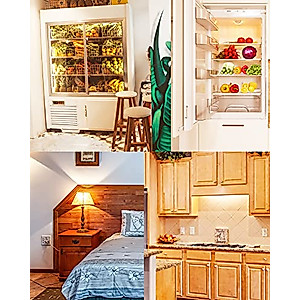 Warm White A15 Appliance Light Bulb, 40W Equivalent, 120V, 2700K, E26 Medium Base, LED Light Bulbs for Refrigerator, Fridge, Freezer, Stove Hood, Range Hood, Waterproof, Shatterproof, Not Dimmable