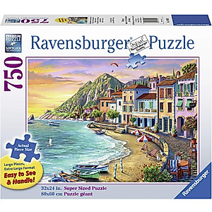Ravensburger Romantic Sunset 750-Piece Jigsaw Puzzle | Unique Piece Design | Anti-Glare Surface | Premium Quality Materials | FSC-Certified