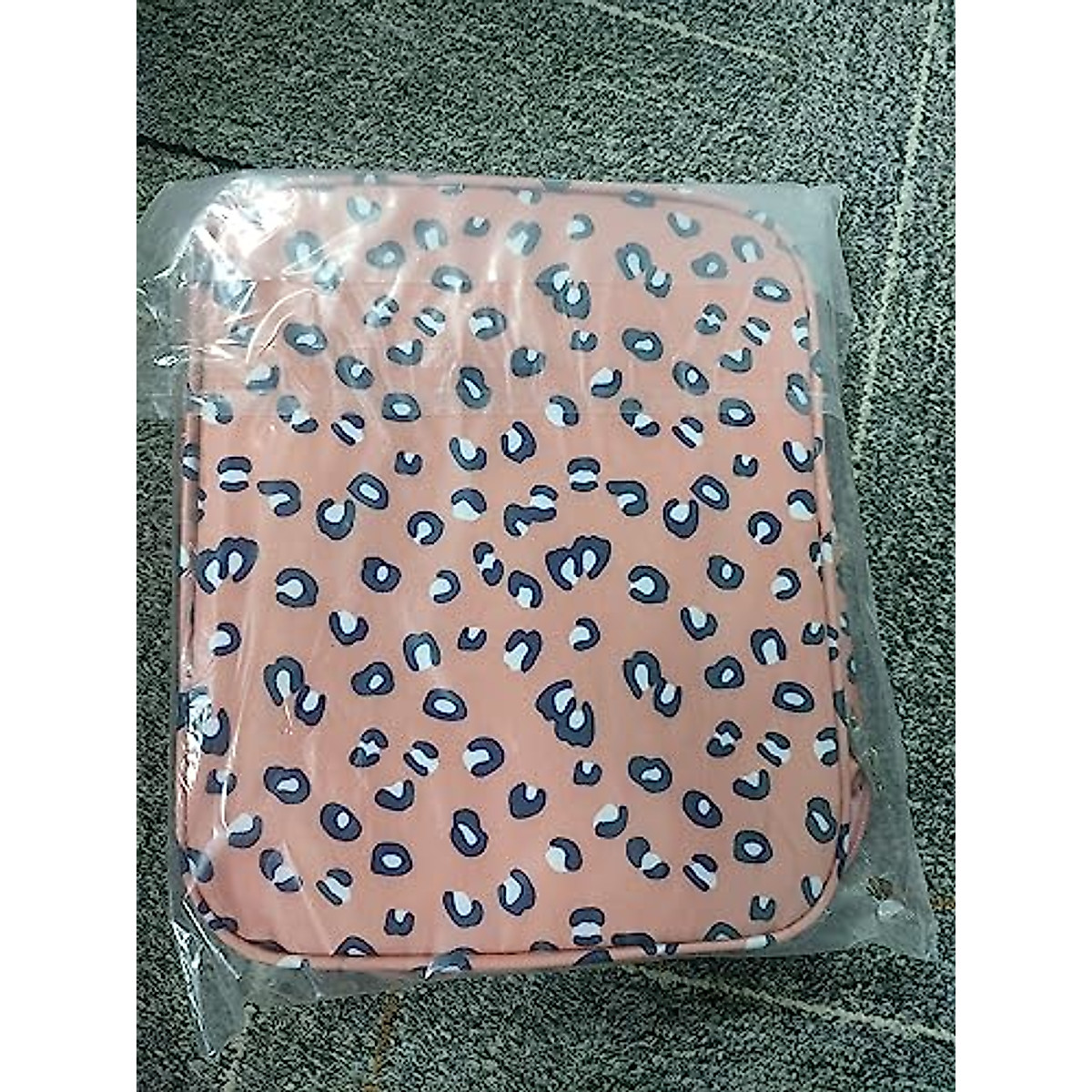 Narwey Travel Makeup Bag Large Cosmetic Bag Makeup Case Organizer for Women (Leopard)