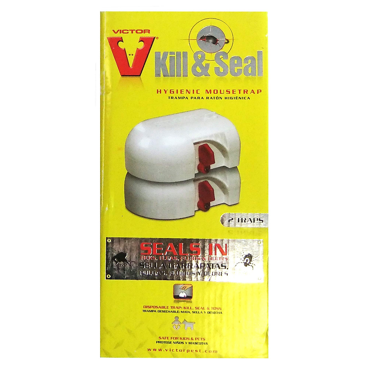 Victor M2524S Electronic Mouse Trap- No touch, No See disposal