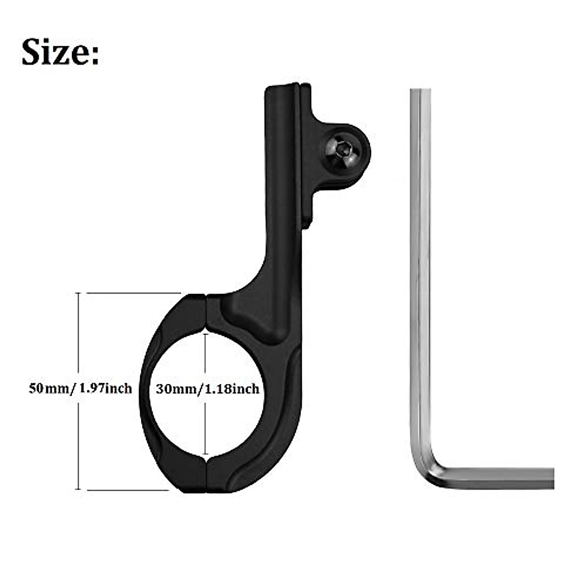 VVHOOY Aluminum Bike Bicycle Motorcycle Handlebar Mount Adapter Compatible with Gopro Hero 11/10/9/8/7/6/5/4/AKASO Brave 4/5/6 Plus/7 le/v50/EK7000/Exprotrek/Dragon Touch/WOLFANG Action Camera