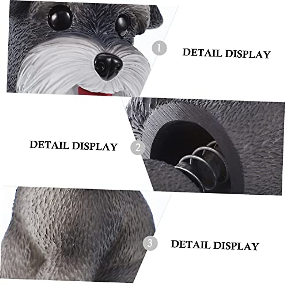 STOBOK Bobble Dog Ornament House Ornaments Ornament for Kids Cake Ornament Dashboard Bobbleheads Bobblehead Doll Toy Shaking Head Dog for Car Shaking Head Dog Adornment Cake Dog Ornament