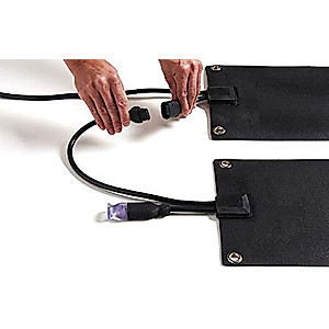 HeatTrak Heated Snow Melting Mats for Stairs - Heated Outdoor Mats - Electric Snow Melting Mats for Winter Snow Removal - Trusted Snow and Ice Melting Mats and No-Slip Stair Heating Mats (10" x 48")