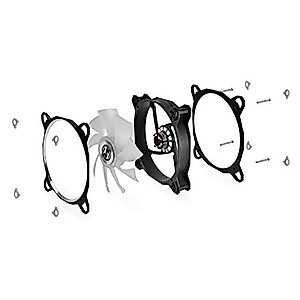 LIAN LI Bora Digital Series RGB BR DIGITAL-3R S, 120mm Addressable RGB LED PWM Fan, 3 Fans Pack - Silver Frame,Sliver