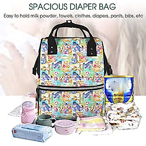 Jeezhub Bear Donkey Bear Pig Diaper Bag Mummy Backpack Portable Multifunction Cute Travel Backpack for Woman