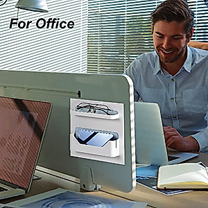 LALASTAR Bedside Shelf, Adhesive Bedroom Shelf Organizer Wall Mounted Holder for Phone, Remote Control, Earphone, Glasses | Ideal for Home, Office, Dorm (Blue)