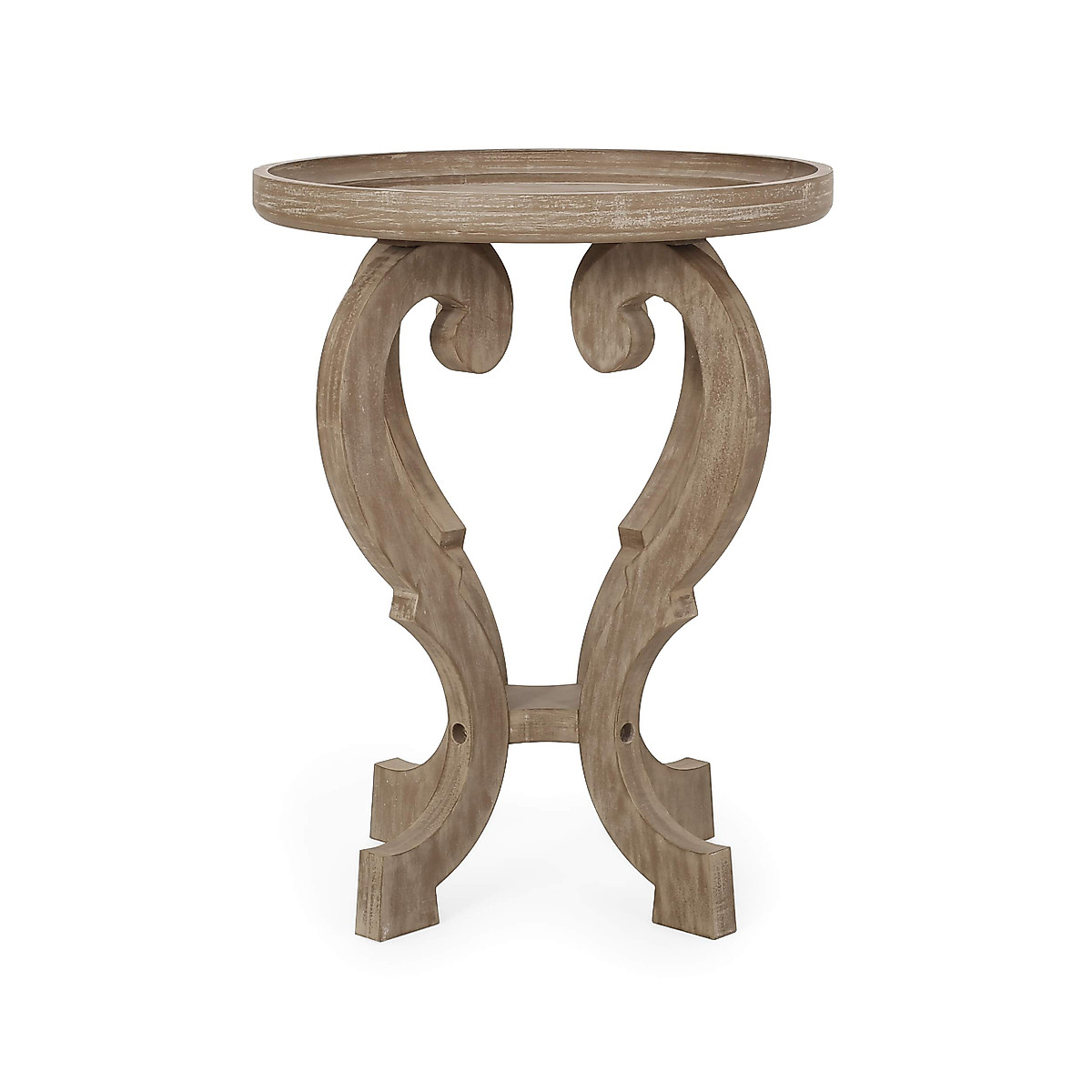 Christopher Knight Home Eleanor French Country Accent Table with Round Top, Natural
