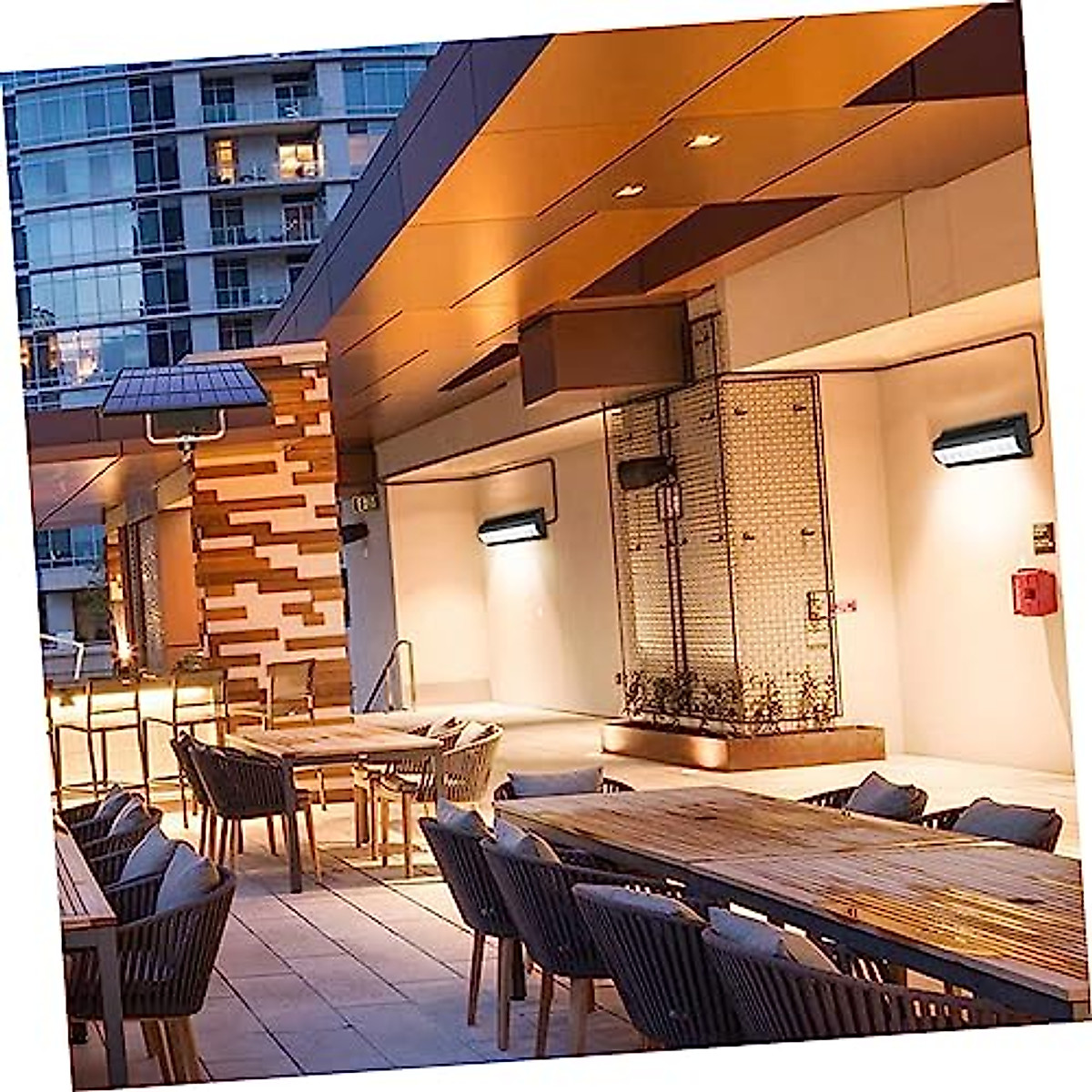 Housoutil 1 Set Solar Wall Light Solar Charging Solar Light Outdoor Sconce LED Wall Lamp Exterior Outdoor Wall Lights Solar Powered Lights Outdoor Outdoor Solar Lights for House