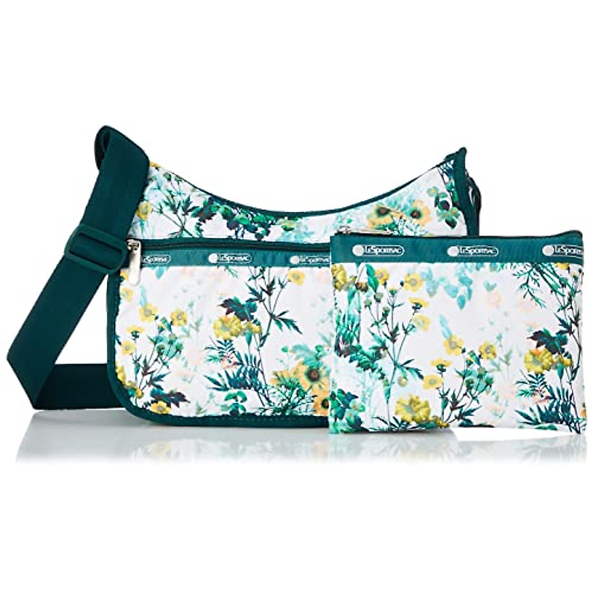 Classic Hobo Florescent Floral Blanc print