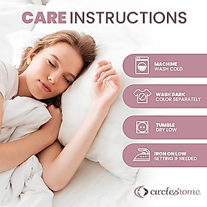 Pillow Protectors 4 Pack Standard Zippered - 100% Cotton Breathable Pillow Covers - Protects Pillows from Dirt, Dust and Debris (Standard - Set of 4 - 20x26)