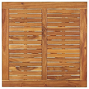 Camerina 5 Piece Patio Dining Set Outdoor Dining Table Set Patio Table and Chairs Set Outdoor Patio Dining Set Solid Wood Acacia 3087138