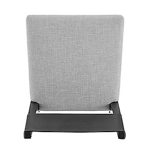 New Pacific Direct Kylo Dining Side Chair, Black/Meridien Gray