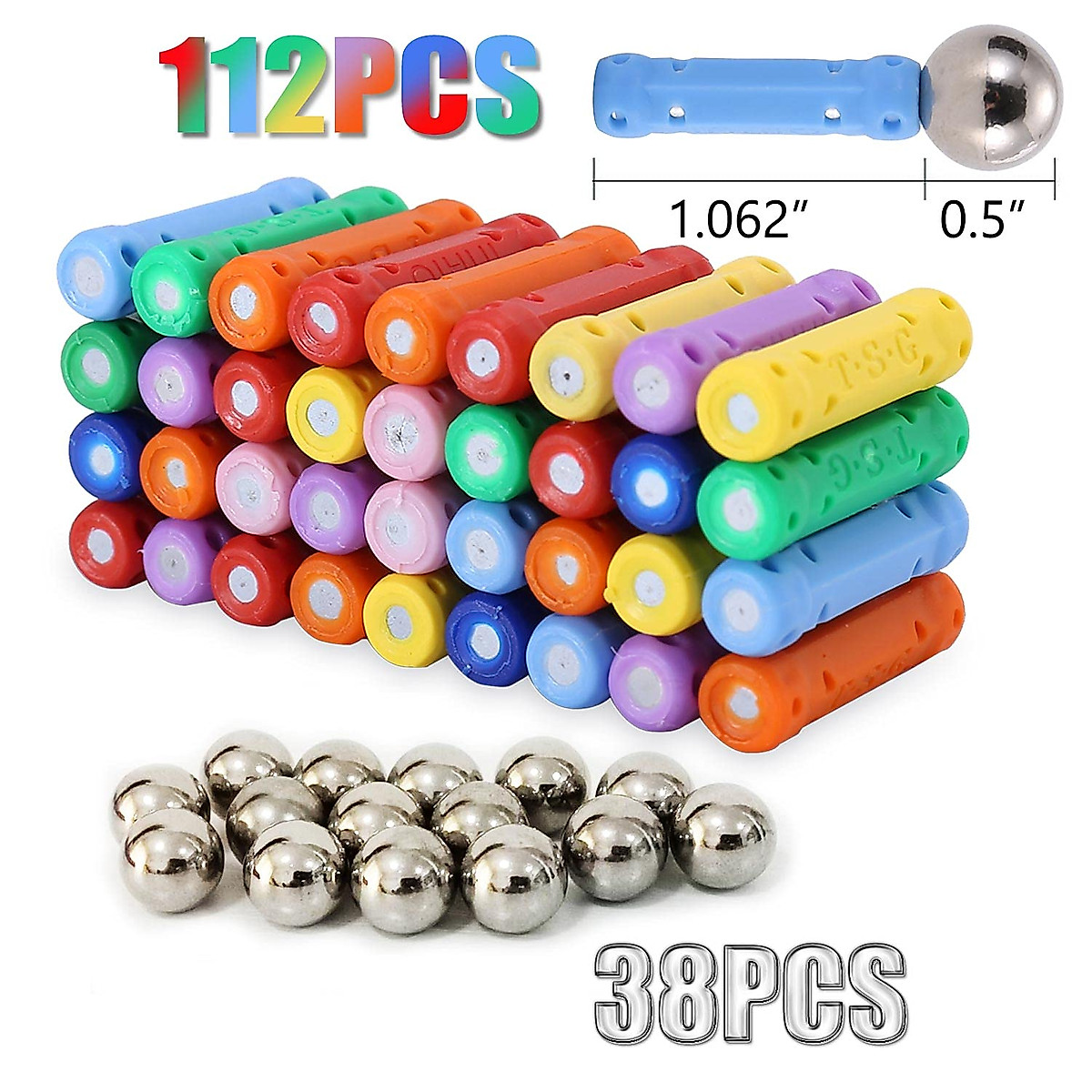 iMelitoy Magnets for Kids Building Blocks 150 PCS, Magnetic Building Sets for Kids Magnet Educational Toys, BPA Idea for Boys Girls Magnetic Party Favors.