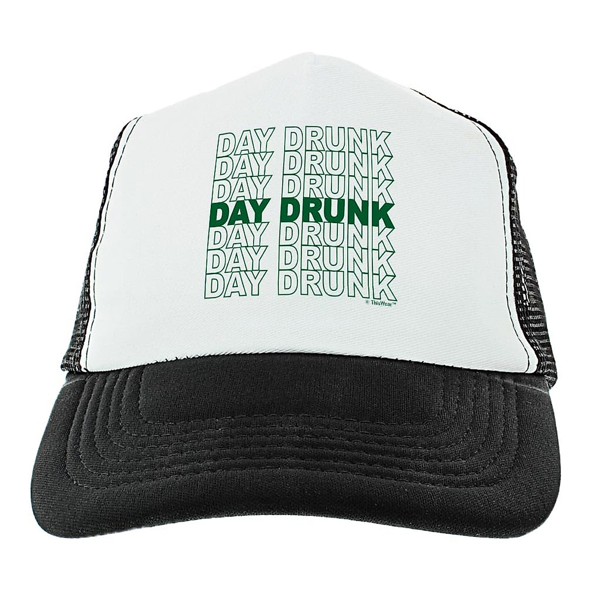Saint Patricks Day Accessories Day Drunk Word Art Green Party Trucker Hat For Men