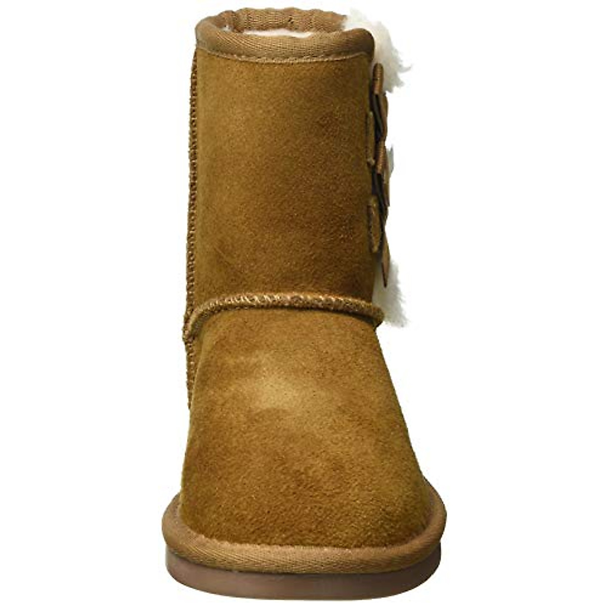 Koolaburra by UGG Unisex-Child Victoria Short Fashion Boot, Chestnut, 9 Toddler US