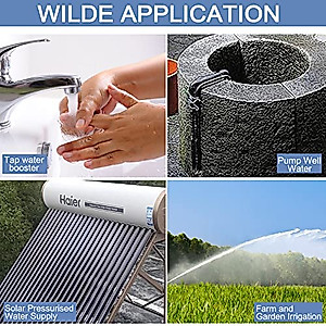 TDRSUPER 3/4 HP Shallow Well Pump with Smart Controller, 1056GPH, 110V, 550W Garden Water Pump, Automatic Booster System Pressurized Home, Garden, Lawn, Irrigation