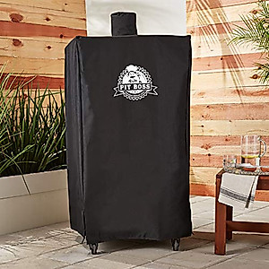 Pit Boss 5-Series Wood Pellet Vertical Smoker Cover, Black