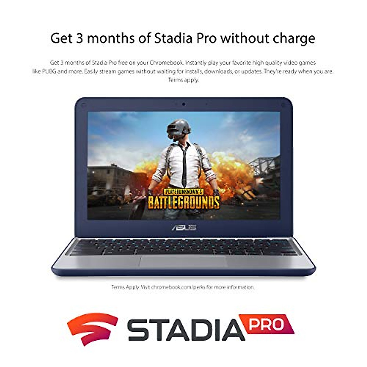 ASUS Chromebook C202XA Rugged & Spill Resistant Laptop, 11.6" HD, 180 Degree, MediaTek 8173C Processor, 4GB RAM, 16GB Storage, MIL-STD 810G Durability, Blue, Education, Chrome OS, C202XA-YH02-BL