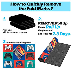 Osimiccp Gaming Rug for Boys Room Size 5'x7',Non-Slip Gamer Room Decor for Boys,Gamer Rug for Boys Room and Bedroom Living Room