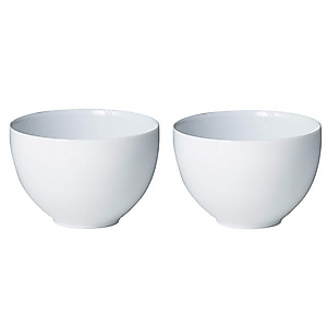 White By Denby 2 Piece Deep Noodle Bowl Set
