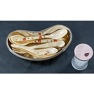 MJW Stainless Steel Kidney Dish - 8.3" kidney Shaped Curved Emesis Bowl for Medical, Dentistry and Veterinary Use, Ideal Kidney Basin Lab Instrument Tray