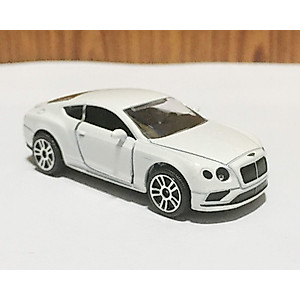 1/64 Model car Toys Majorette Bentley Continental GT V8 S - White (1/64, 3 inches) D5S no Package
