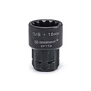 Crescent 11 Pc. Pass-Thru™ X6™ Black Oxide Adjustable Wrench and Spline Socket Set - CPTAW8