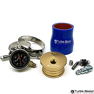 Turbo Boost Leak Testers 2.5" for 2.5" Turbo or Intake Pipe - Universal Tester Test Kit - Test Upto 30 PSI - Premium - 6061 Aluminum - Restore Power!