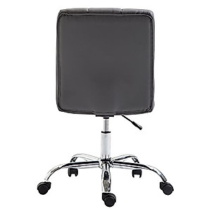 EdgeMod Aria Task Chair in Vegan Leather, Grey