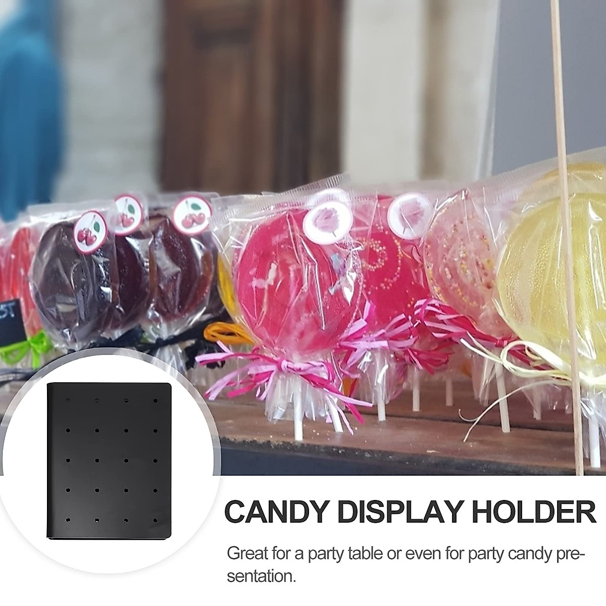 NUOBESTY 1pc Lollipop Holder Baby Shower Party Supplies Lollipop Stand Holder Lollipop Display Rack Baby Showers Lollipop Stand Lollipop Treat Sticks Child Acrylic Wedding Paper Cup