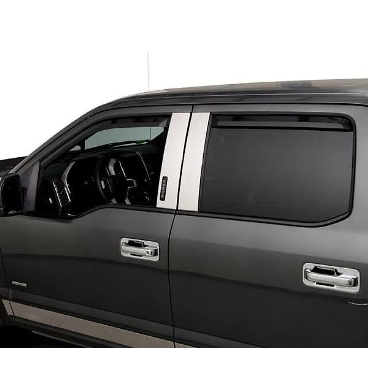 Putco 580137 Element Tinted Window Visor - Set of 4