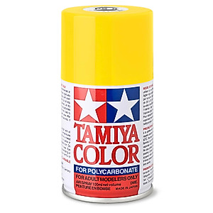Tamiya 86006 PS-6 Yellow Spray Paint, 100ml Spray Can