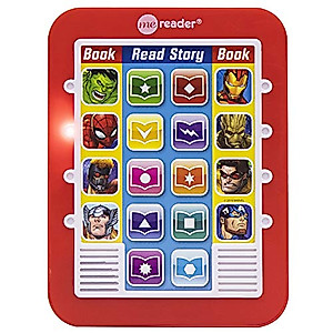 Marvel Super Heroes Spider-man, Avengers, Guardians, and More! - Me Reader Electronic Reader with 8 Book Library - PI Kids