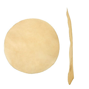 Drum Skin, 2pcs 42cm Buffalo Hide Drum Skin Drum Head for Bongo Conga African Drum