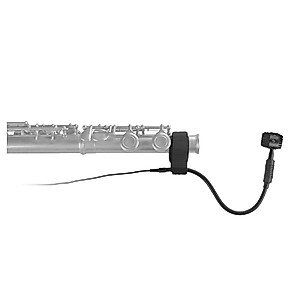 HEIMU Clip On Instrument Condenser Microphone + Universal Clip (for Flute)