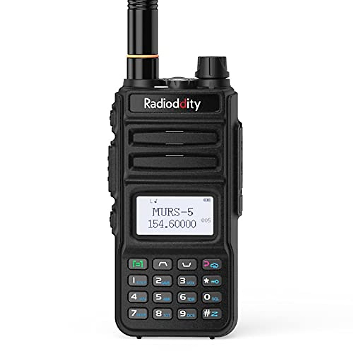 Radioddity MU-5 MURS Radio, License Free Two-Way Radio Rechargeable, Display Sync for Industrial Business Retail