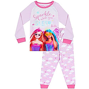 Barbie Girls' Pajamas 6 Pink