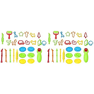 Dinnerware Sets Tools Cutlery Set 2sets Colored Home Tools Plastic Molds Play Pasticine Plasticine Game of Kit DIY Dough for Type Mud Clay Tools Dinnerware Set Dish Set