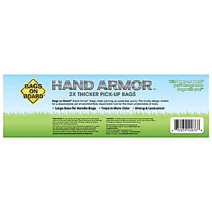 Bags on Board Dog Poop Bags | Extra Thick Waste Pickup Bags with Easy Tie Handles | Easy Dispensing Drawer Pack | 200 Count