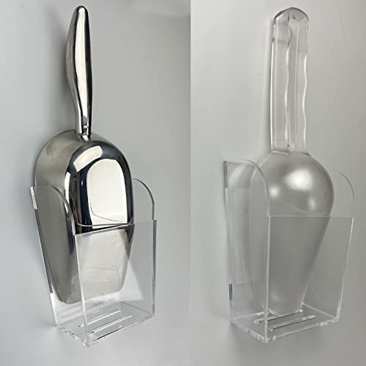 2 Pack Ice Scoop Holder, Ice Maker Scoop Holder for Counter Top Ice Makers and Machines