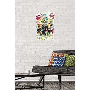 Trends International Hatsune Miku-Hey Wall Poster, 14.725" x 22.375", Premium Unframed Version
