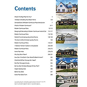 Ultimate Book of Modern Farmhouse Plans: 350 Illustrated Designs (Creative Homeowner) Catalog of Home Plans, plus Guidance on Modern Decorating, Functional Rooms, Outdoor Living, Kitchens, and More