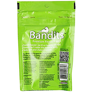 Marshall Bandits Ferret Treat, 3-Ounce, Banana