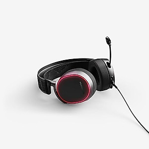 steelseries Arctis Pro High Fidelity Gaming Headset - Hi-Res Speaker Drivers - DTS Headphone:X v2.0 Surround for PC (Renewed)