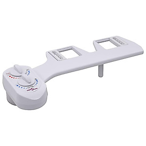 Homgoday Bidet Toilet Seat Attachment Hot Cold Water Single Nozzle