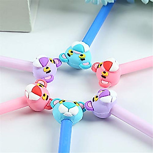 WIN-MARKET Fashion Cute Colorful Kawaii Lovely Colorful Animal Tiger Gel Ball Pens Office School Supply Stationery Pen(8PCS)