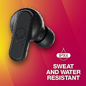 Skullcandy Dime 2 In-Ear Wireless Earbuds, 12 Hr Battery, Microphone, Works with iPhone Android and Bluetooth Devices - Black